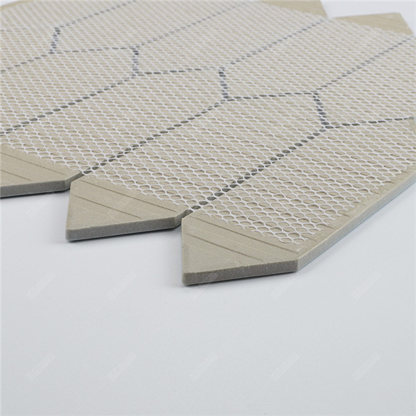 Wholesale Picket Shape Glossy Ceramic White Elongated Hexagon Wall ...