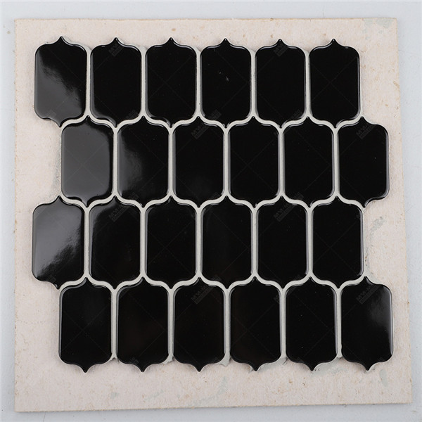 Foshan Distributor Price Moroccan Style Porcelain Mosaic Black ...