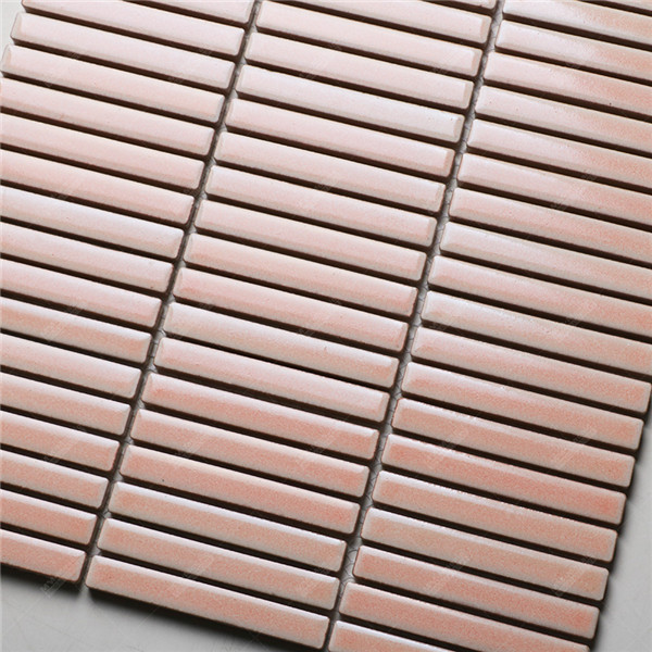 12x92mm Stackbond Glazd Ceramic Mosaic Finger Pink Kit Kat Tiles for ...
