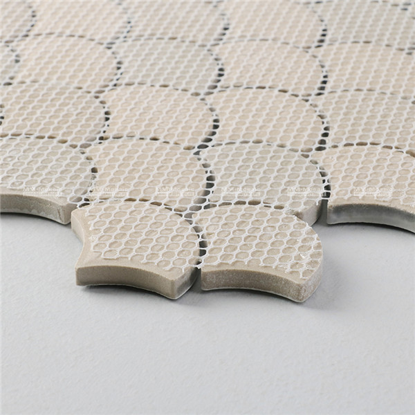 Foshan Manufacturer Crackle Mixed Glossy Ceramic Fish Scale Tile Mosaic ...