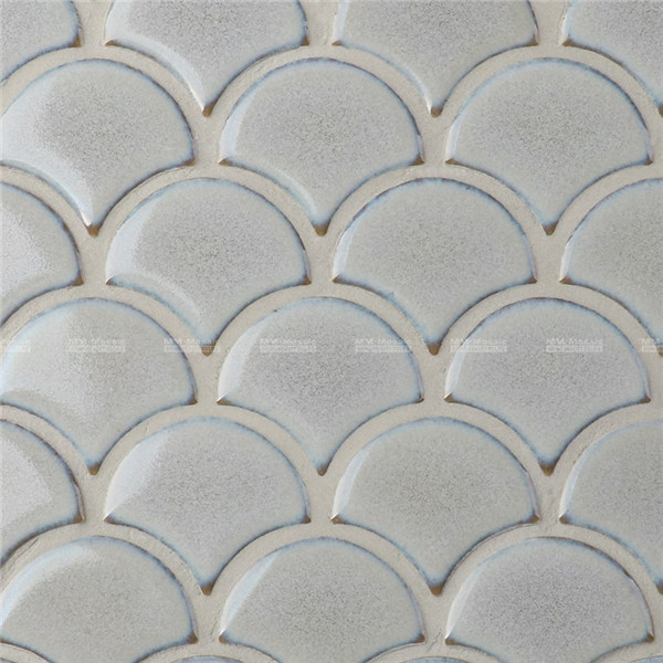 China Wholesaler Glossy Glazed Ceramic Grey Mosaic Kitchen Mini Fish ...