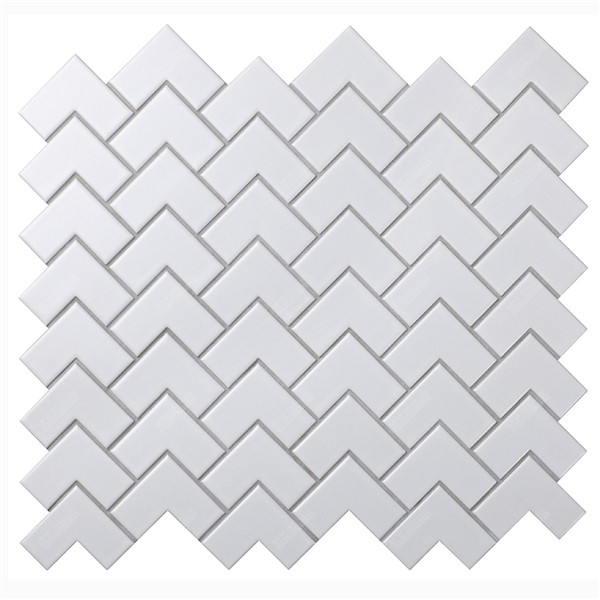 Foshan Factory Direct Supply Irregular L Shape Porcelain Matte White ...