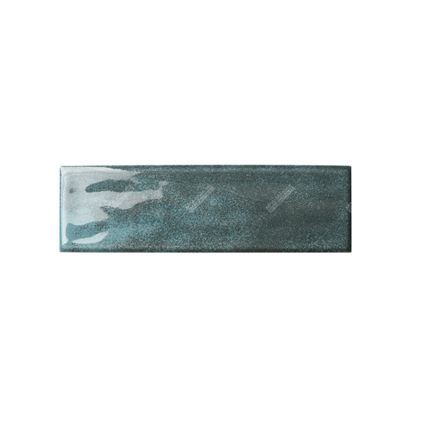 Wholesale Wavy Surface 60x200mm Porcelain Glazed Blue Subway Tile ...