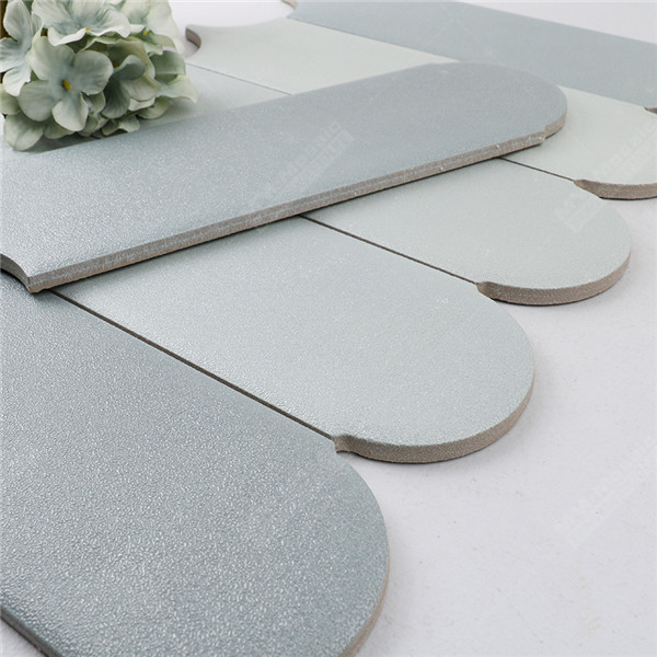 Wholesale Candy Color Glazed Porcelain Irregular Feather Shower Wall ...