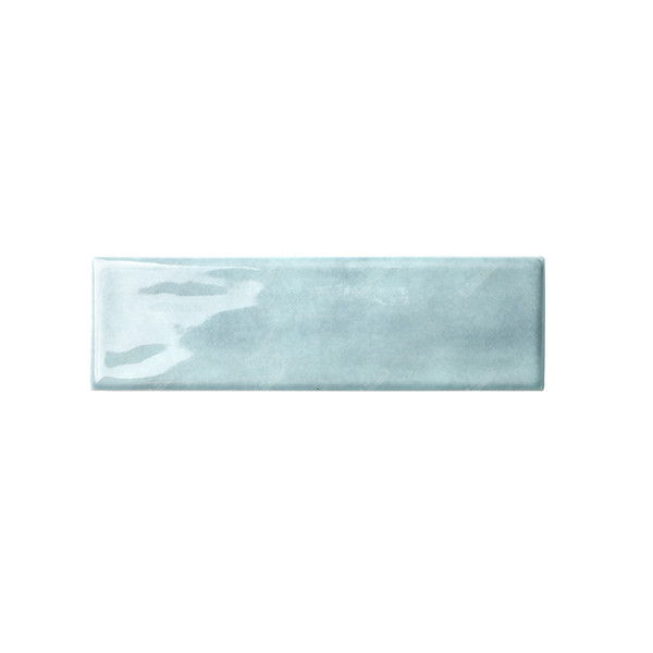 Foshan Wholesale 60x200mm Glazed Porcelain Light Blue Wavy Subway Tile ...