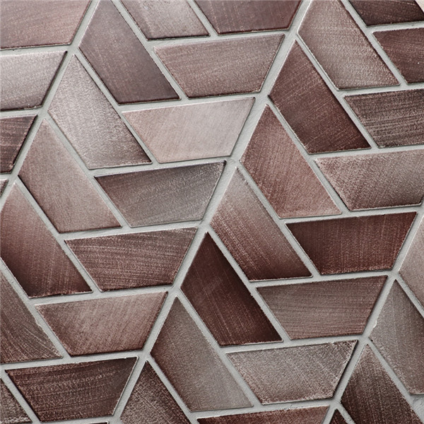 China Foshan Factory Hand-crafted Trapezoid Matte Dust Grey Ceramic ...