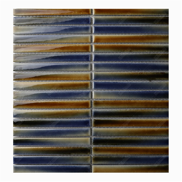 Wholesale New 15x145mm Stackbond Porcelain Yellow Blue Mixed Kit Kat ...