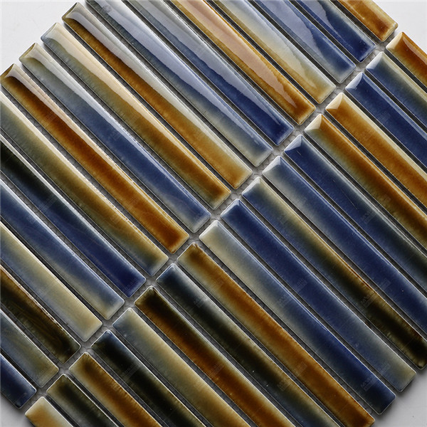 Wholesale New 15x145mm Stackbond Porcelain Yellow Blue Mixed Kit Kat ...