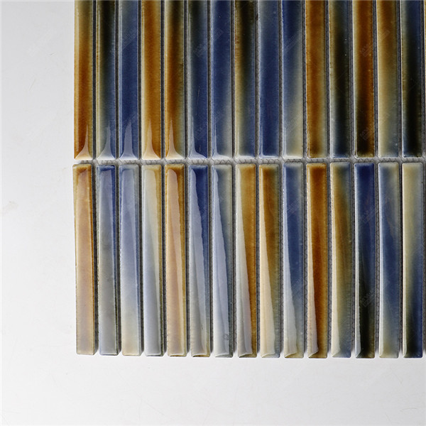 15*145mm Finger Kit Kat Yellow Blue Mix ZOB1001, ceramic mosaic tiles ...