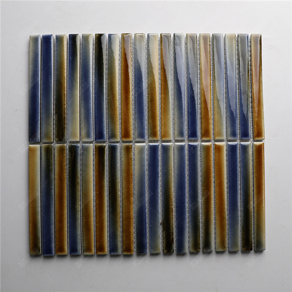 Wholesale New 15x145mm Stackbond Porcelain Yellow Blue Mixed Kit Kat ...