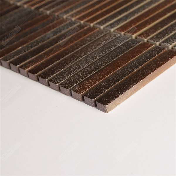 New Arrival Pitting Surface Matte Bronze 12x92mm Stackbond Mosaique Kit ...