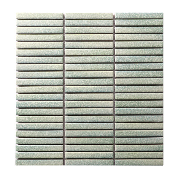 China Mosaic Manufacturer Pitting Surface Matte Mint Green12x92mm Mini ...