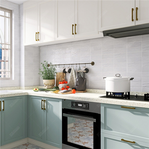 China Manufacturer Porcelain 65x200mm Wavy Glazed White Subway Tile ...