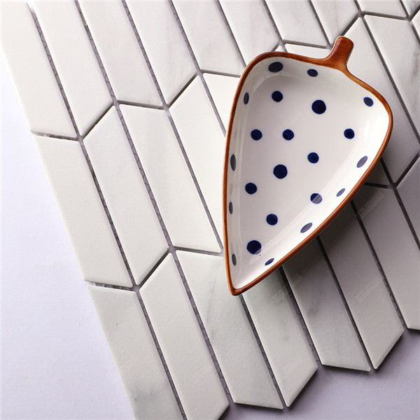 Foshan Vendor Project Supply Parallelogram Shape Porcelain Bianco ...