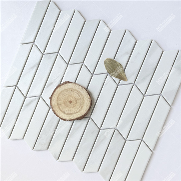 Foshan Vendor Project Supply Parallelogram Shape Porcelain Bianco ...