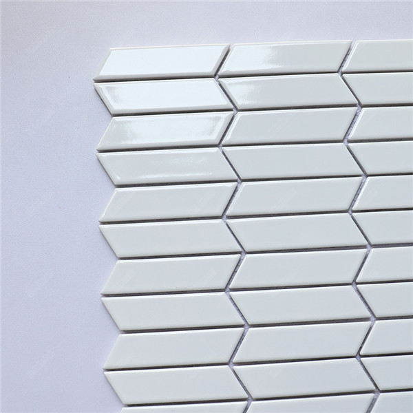 Wholesale Distributors Price Parallelogram Shape Ceramic Glossy White ...