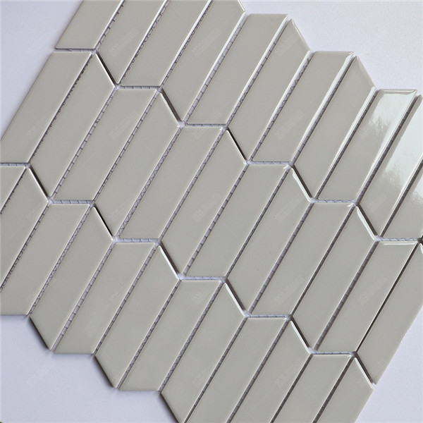 China Wholesale Price Parallelogram Shape Ceramic Glossy Glazed Light ...