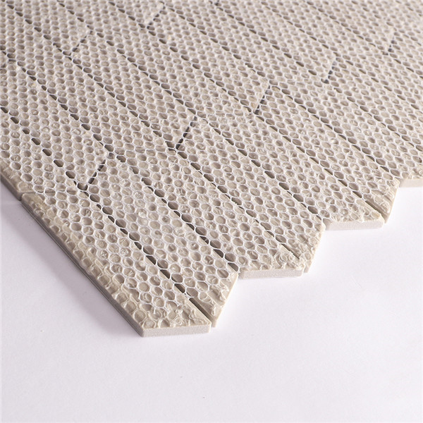 Foshan Factory Project Supply Parallelogram Shape Ceramic Matte White ...