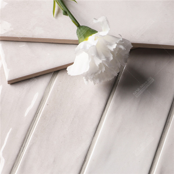 Wholesale Foshan Supplier 2"x10" Wavy Surface Ceramic Beige Subway ...