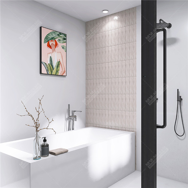 Wholesale Foshan Supplier 2"x10" Wavy Surface Ceramic Beige Subway ...