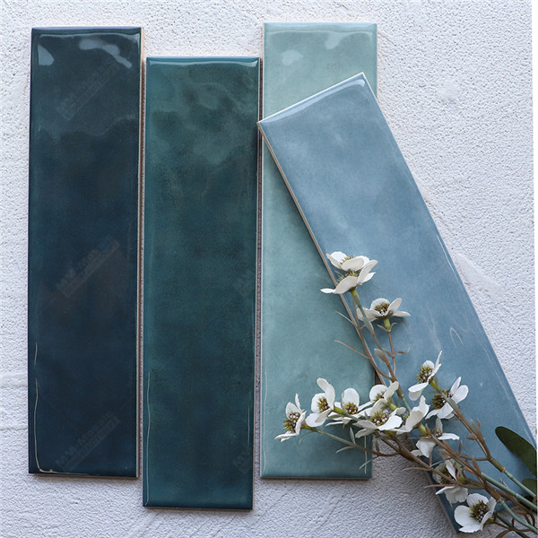 China Foshan Manufacturer Handmade Wavy Surface High Glossy 3x12 Inch ...