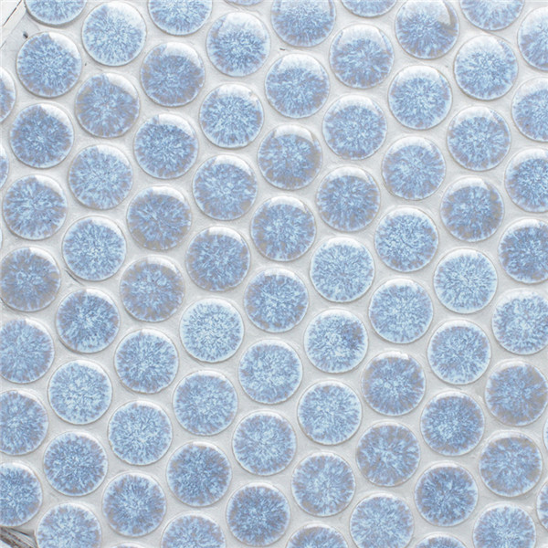 China Manufacturere Glossy Glazed Dark Blue 28mm Jumbo Round Ceramic ...