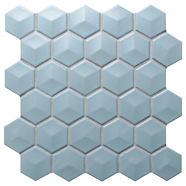 Wholesale Reseller Price Wall Backsplash Porcelain Matte Glazed Hexagon ...
