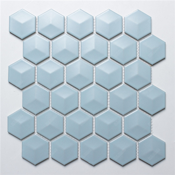 Wholesale Reseller Price Wall Backsplash Porcelain Matte Glazed Hexagon ...