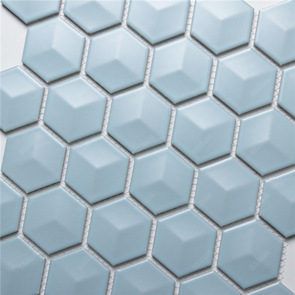 Wholesale Reseller Price Wall Backsplash Porcelain Matte Glazed Hexagon ...