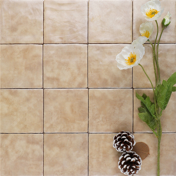 Wholesale 4x4 Inch Ceramic Yellowish Brown Square Tile for Kitchen ...