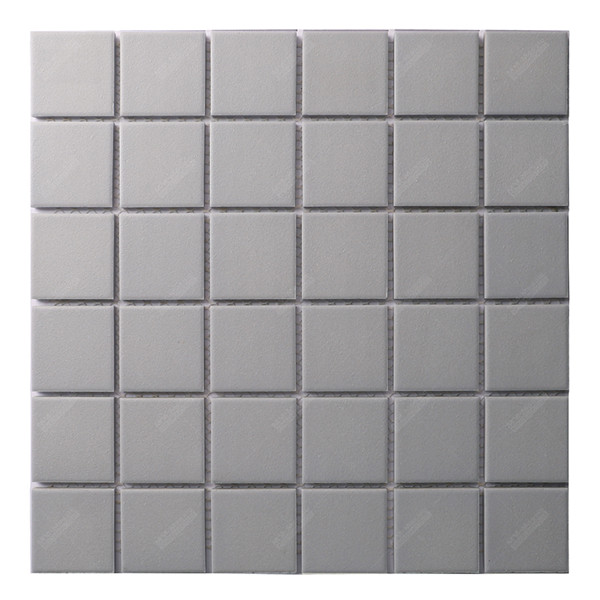 Wholesale Price 48x48mm Classic Unglazed Ceramic Light Grey Splashback ...