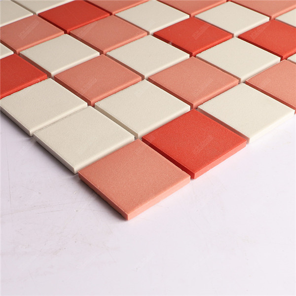 MM-Mosaic | Cheap Factory Price 2x2 inch Unglazed Red Blend Square ...