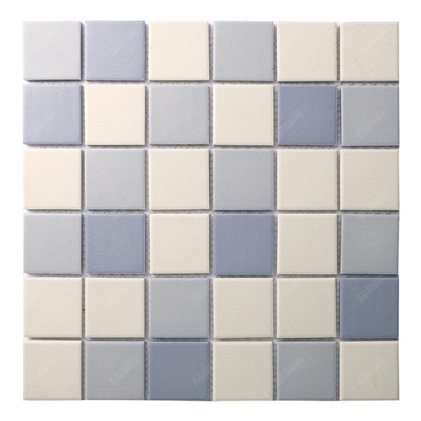 Foshan Manufacturer 2x2 inch Square Mix Color Unglazed Non-slip Ceramic ...