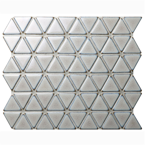 MM-Mosaic | 2" Regular Triangle Shape Crystal Glazed Ceramic Wall Light ...