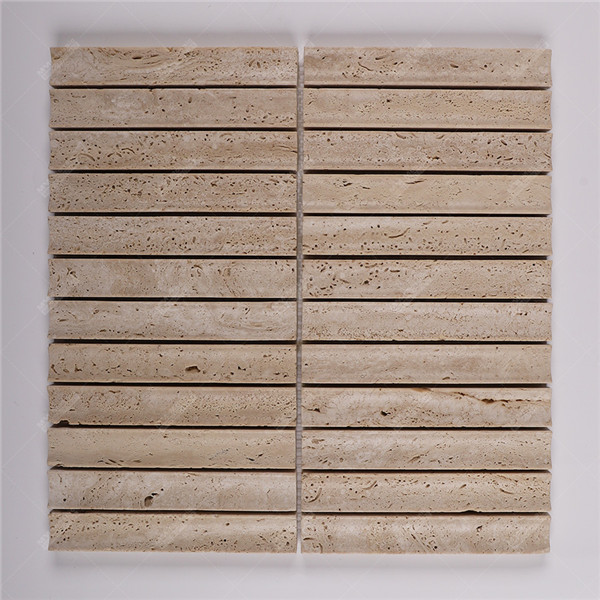 China Manufacturer 3d Concave Fluted Beige Water jet Marble Travertine ...