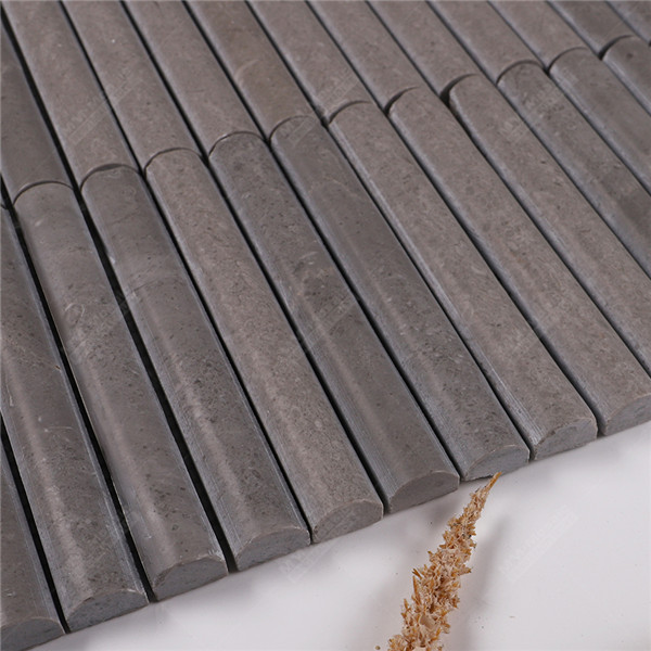 MM-Mosaic | Wholesale 3D Curve Fluted Grey Strip Water Jet Marble ...