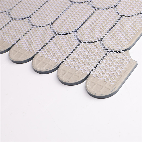 China Wholesale Light Grey Glazed Arch Shape Feather Fish Scale Ceramic ...
