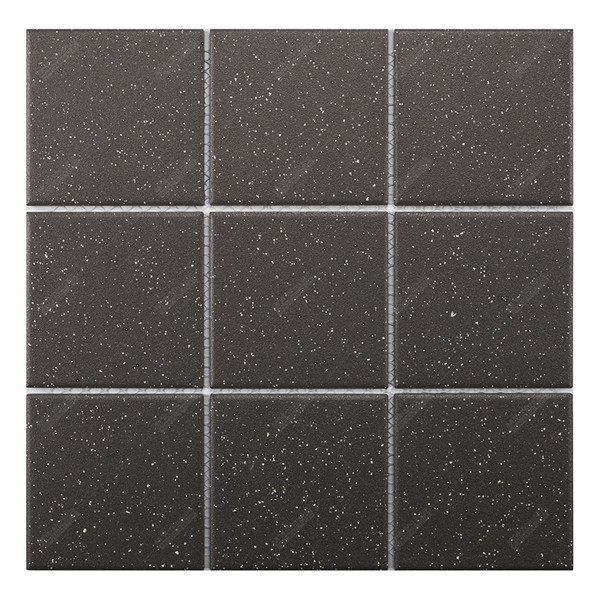 Wholesale Unglazed Fullbody Black Speckle Ceramic 4x4 Square Tile ...