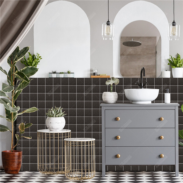 Wholesale Unglazed Fullbody Black Speckle Ceramic 4x4 Square Tile ...