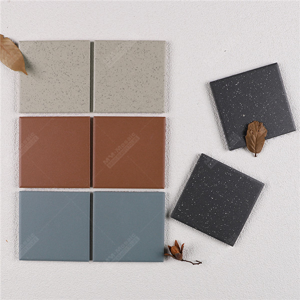 Wholesale Unglazed Fullbody Black Speckle Ceramic 4x4 Square Tile ...