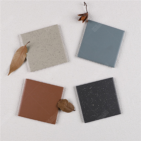 Wholesale Unglazed Fullbody Black Speckle Ceramic 4x4 Square Tile ...