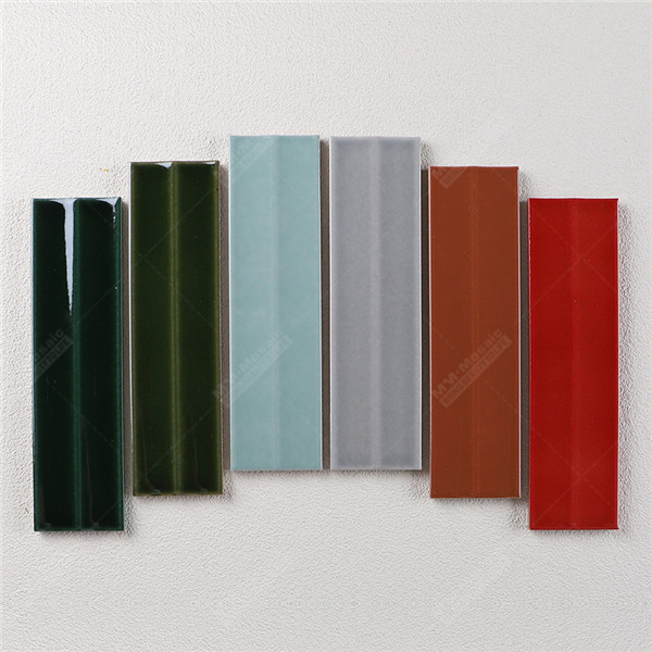 China Foshan Factory Bamboo Style High-Glossy Porcelain Red Subway Tile ...