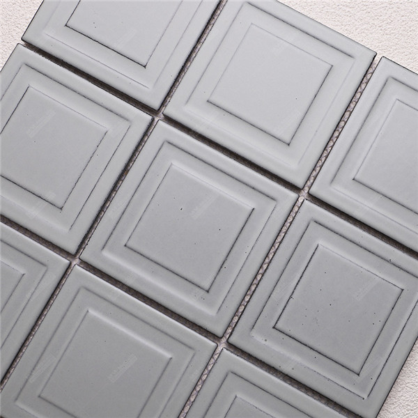China Foshan 4x4 Inch Moulding Surface Porcelain Matte Glazed Light ...