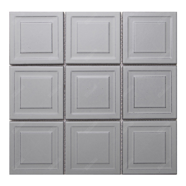 China Foshan 4x4 Inch Moulding Surface Porcelain Matte Glazed Light ...