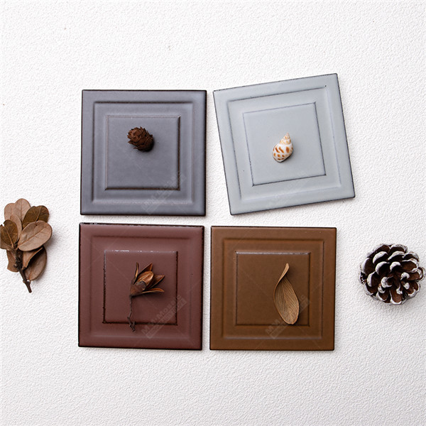 China Foshan 4x4 Inch Moulding Surface Porcelain Matte Glazed Light ...