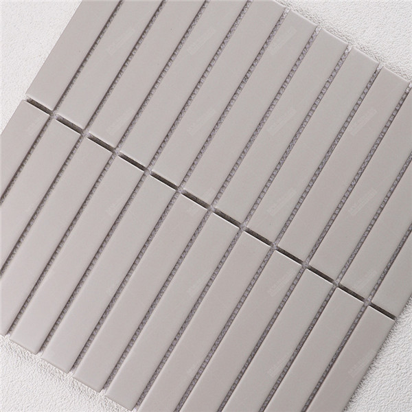 China Factory 22x145mm Stackbond Matte Glazed Ceramic Mosaic Finger Kit ...