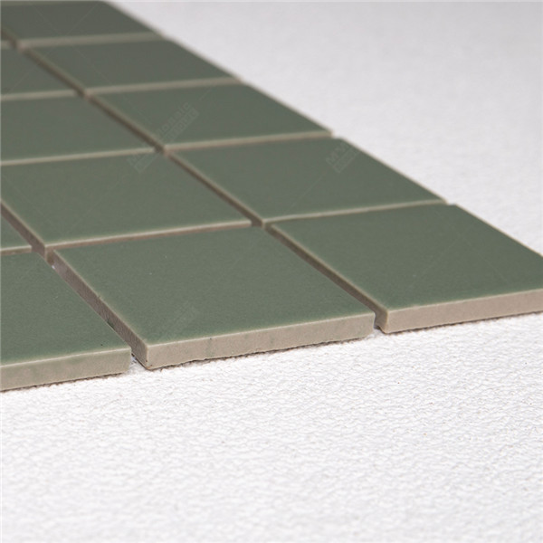 Foshan Supplier Wholesale 48x48mm Matte Glazed Porcelain Square Mosaic ...