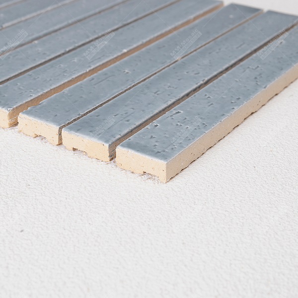 29x240mm Antique Split Brick Ceramic Tile With Mesh ZGF3606-