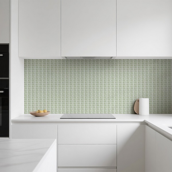 23x48mm Brick with 3D Cube Top Porcelain Mosaic ZMA2703