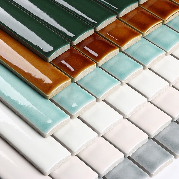 25x150mm Curved Strip Porcelain Mosaic ZGN8601-